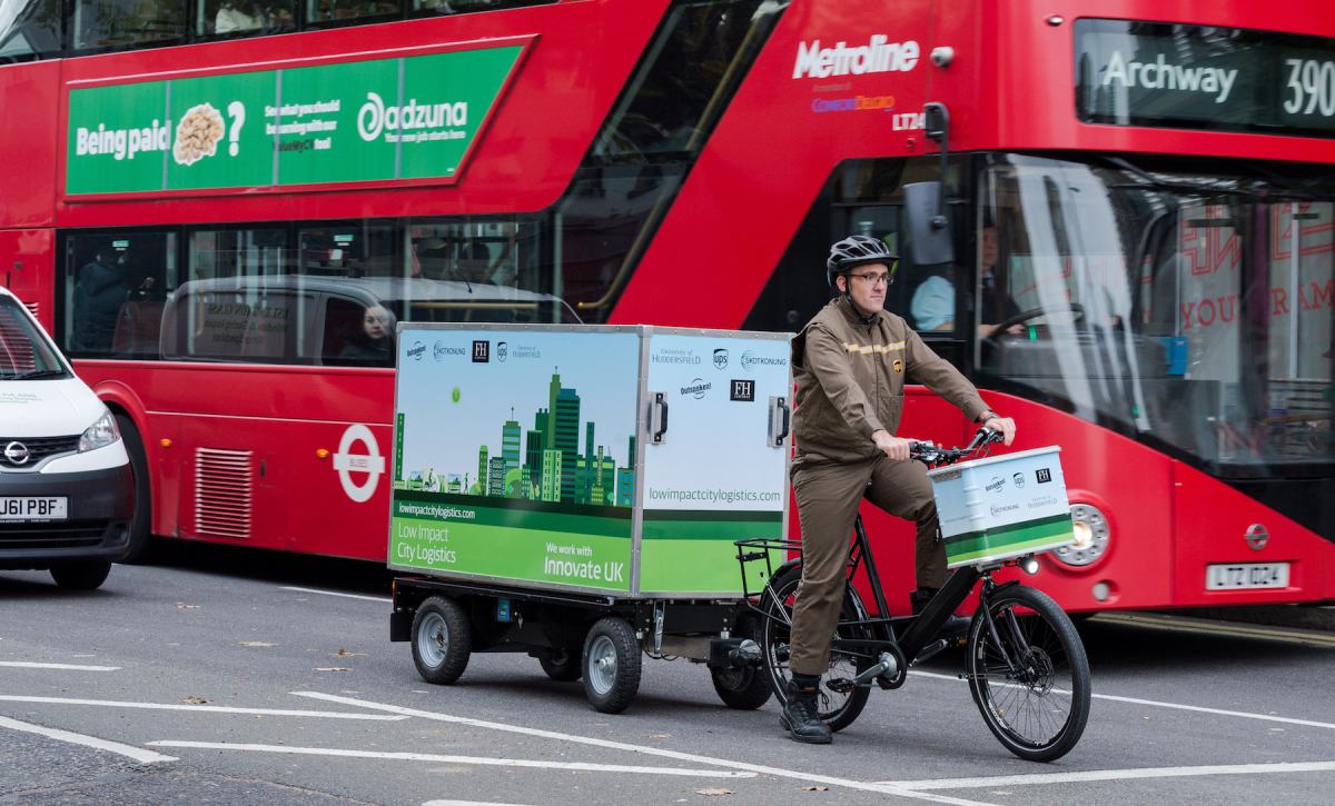 Electric bikes used for sustainable urban delivery - Sustainable Avenue