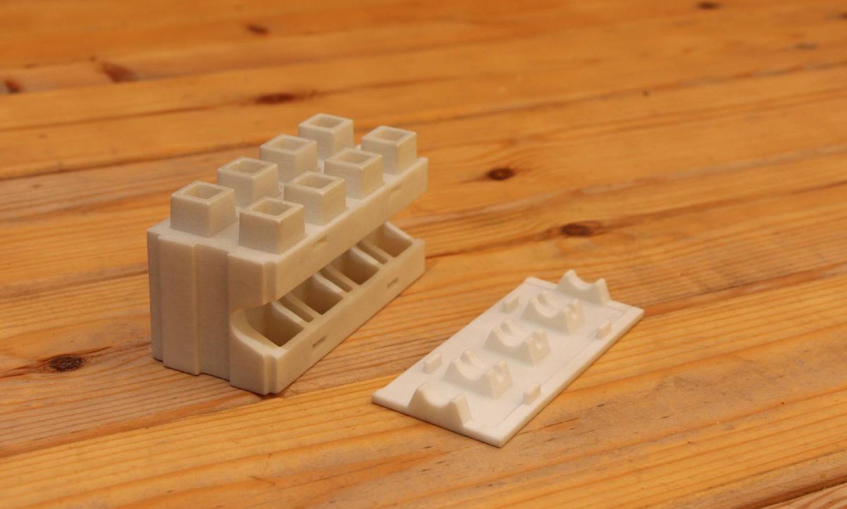 These Lego-like bricks are meant for making full-sized buildings ...