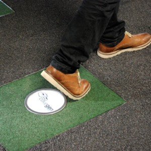 These floor tiles harvest the kinetic energy from human footsteps ...