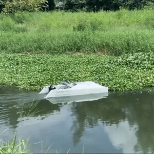 An AI-enabled robotic boat that collects marine plastic waste in rivers - Sustainable Avenue