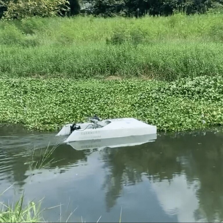 An AI-enabled robotic boat that collects marine plastic waste in rivers - Sustainable Avenue
